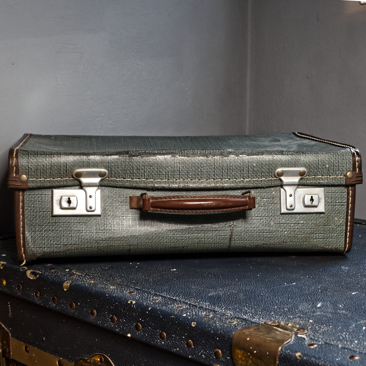 Vintage Mid Century Cheney Small Suitcase Storage Box – Caldicott's